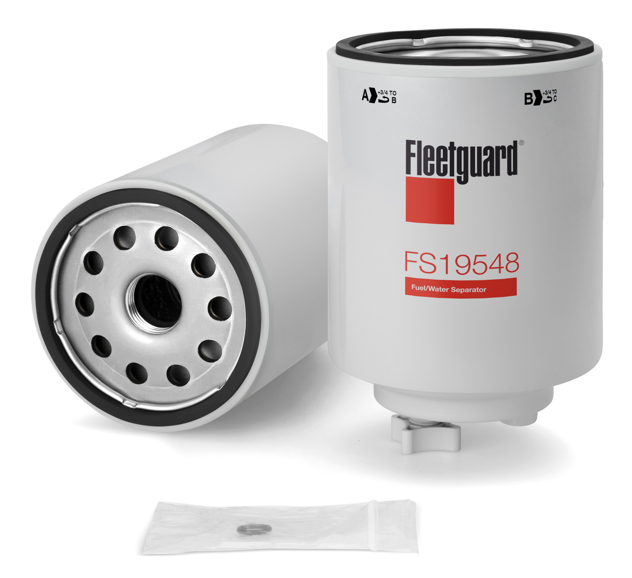 FS19548 Fleetguard Fuel/Water Sep Spin-On - Filter Discounters