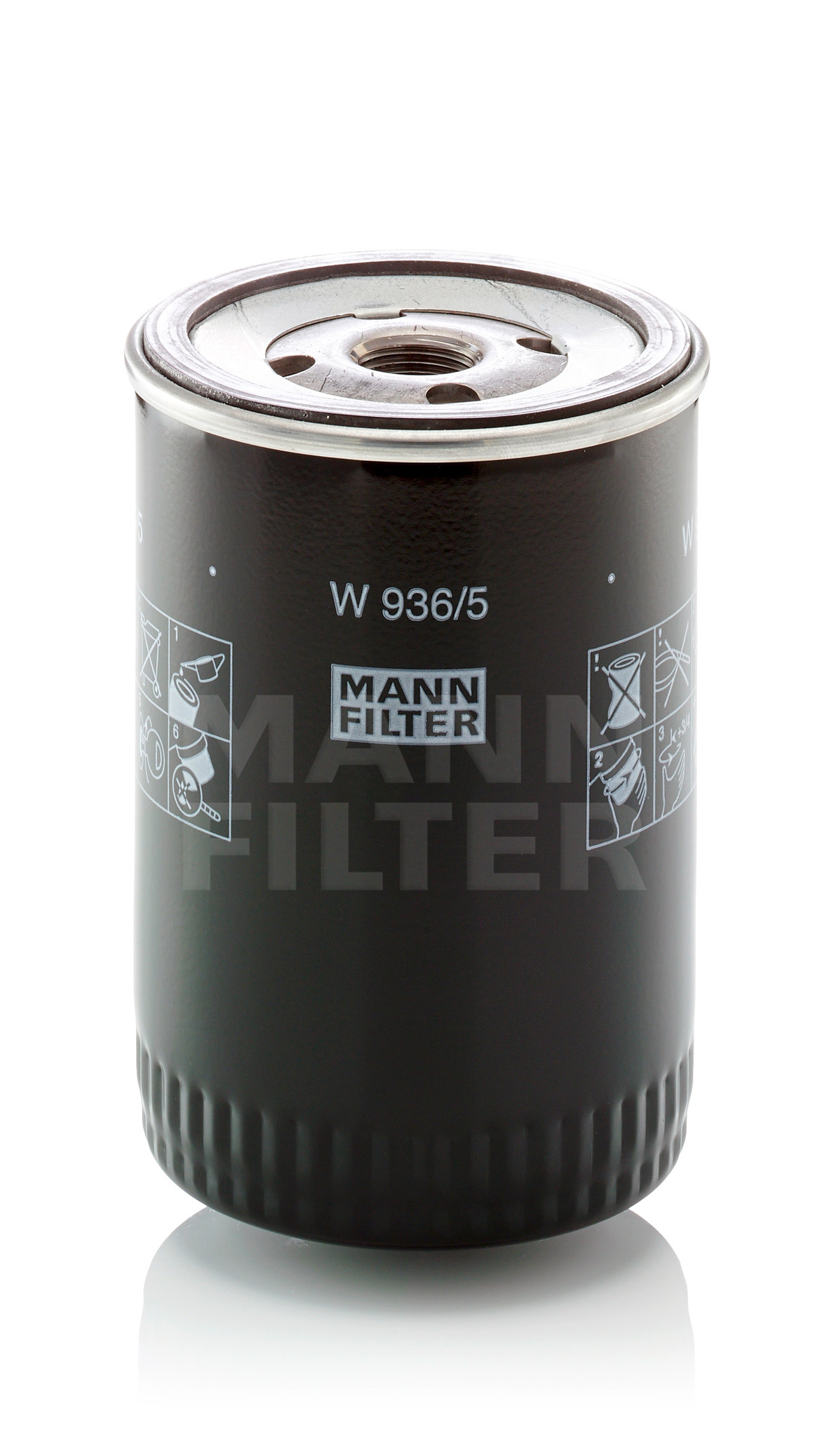 W936/5 Mann Filter Oil Filter - Filter Discounters