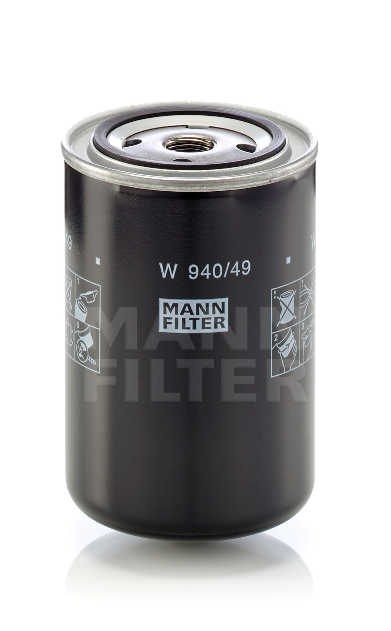 W940/49 Mann Filter Oil Filter - Filter Discounters