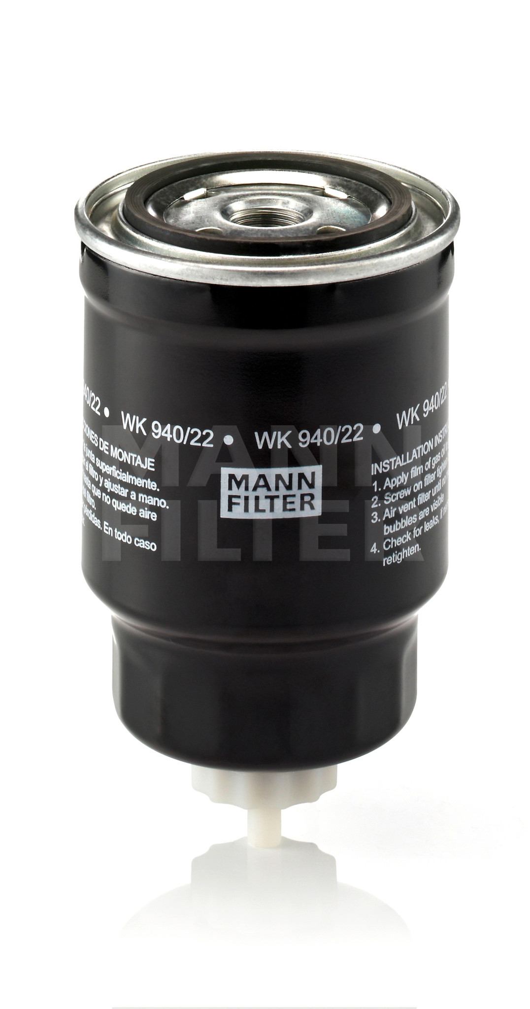 WK940/22 Mann Filter Fuel Filter - Filter Discounters