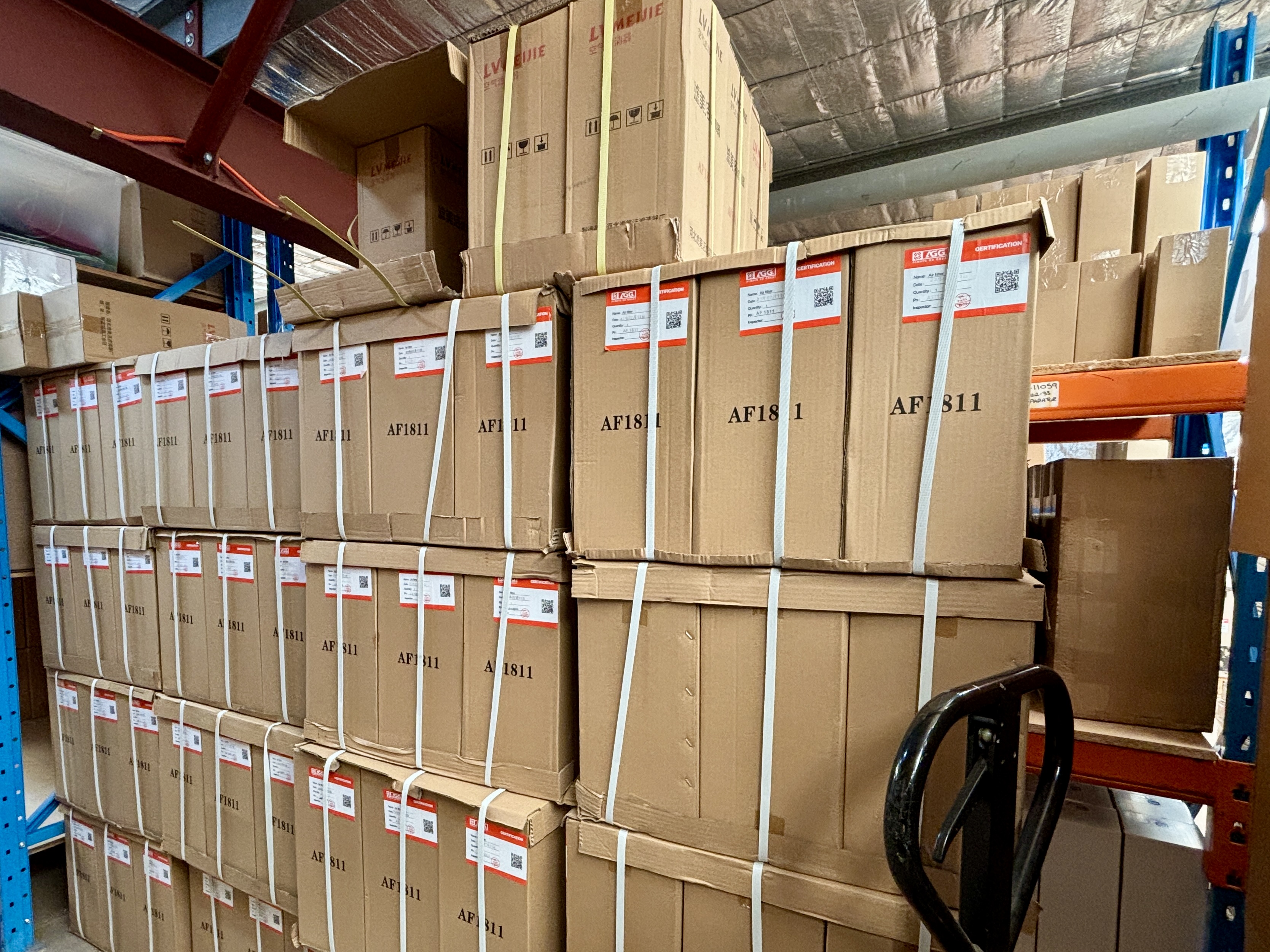 Packed to the Roof with Air Filters for Chinese Generator Sets - Filter ...