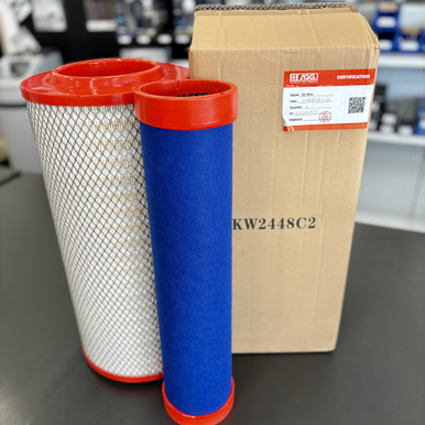 KW2448C2KIT Dongfeng Cummins Air Filter; Includes K20900C2 Outer Air ...