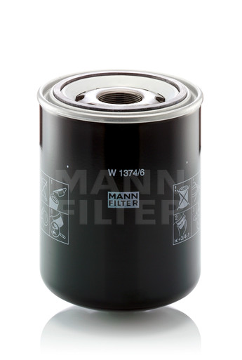W1374/6 Mann Filter Oil Filter - Filter Discounters