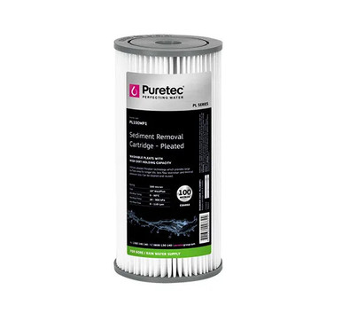 PL1002 Puretec Pleated Cartridge Standard dia 2.5", 20 inch, 100um