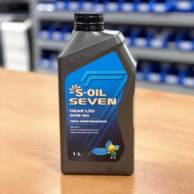 E107787 S-Oil Gear Oil LSD 80W-90 Oil 1L - Filter Discounters