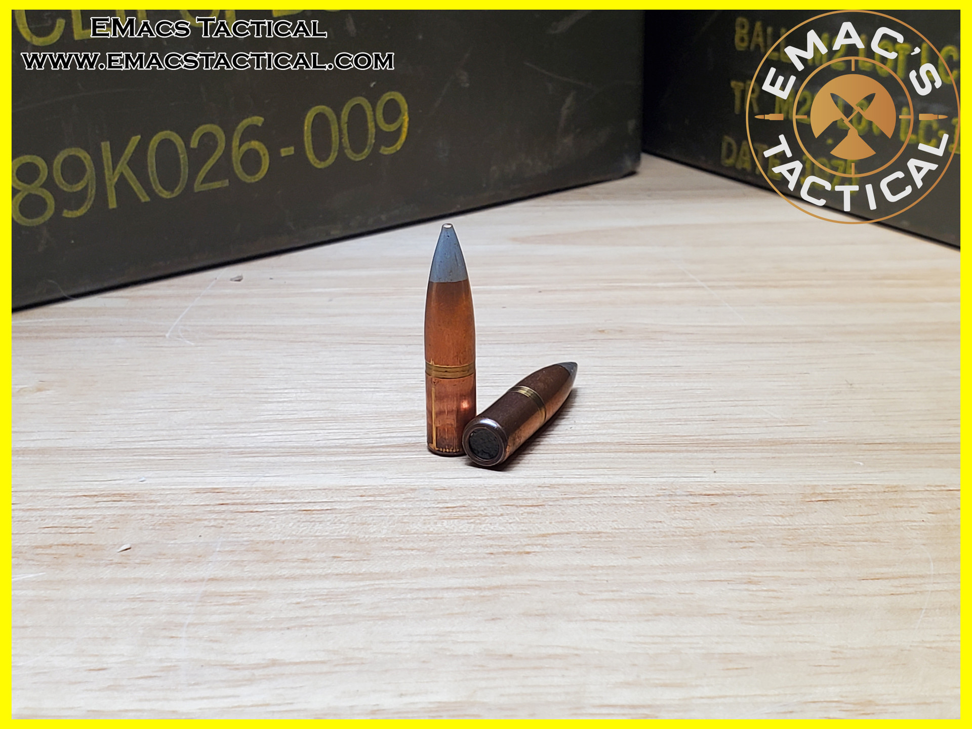 .30 Cal/.308 API [Armor Piercing Incendiary] Silver Tipped Projectile ...