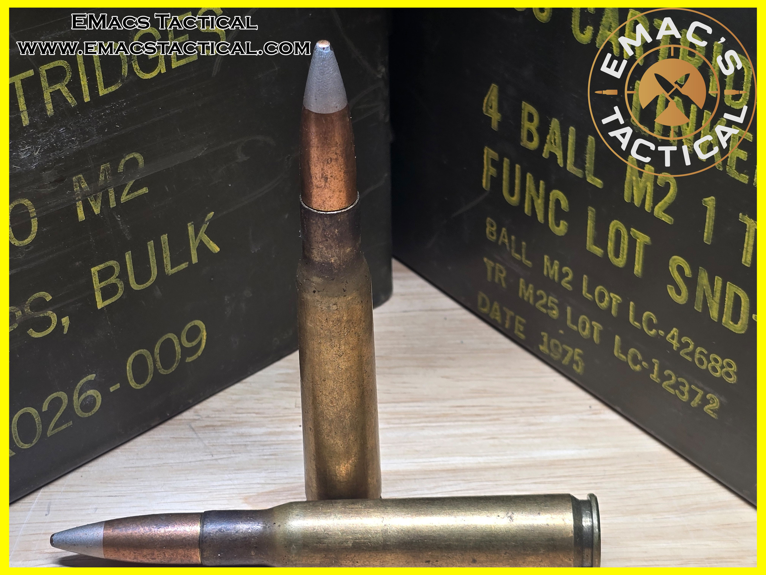 50 API M8 Armor Piercing Incendiary USGI Military Surplus - EMac's ...