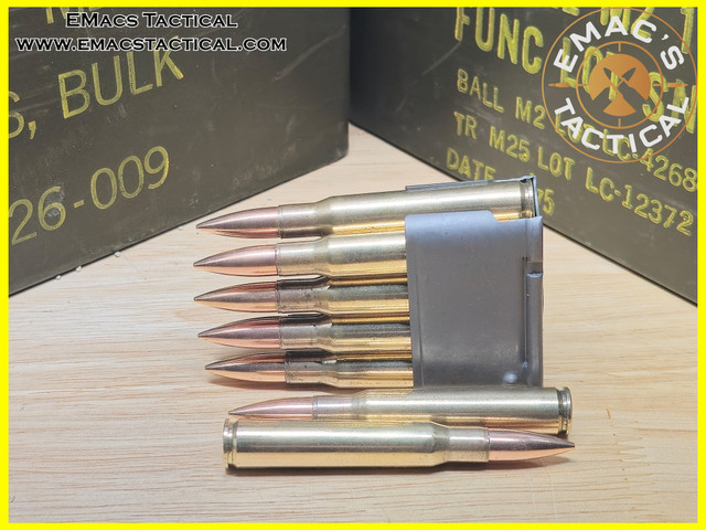 M2 Ball USGI Surplus 30-06 M1 Garand Ammunition - EMac's Tactical Armory