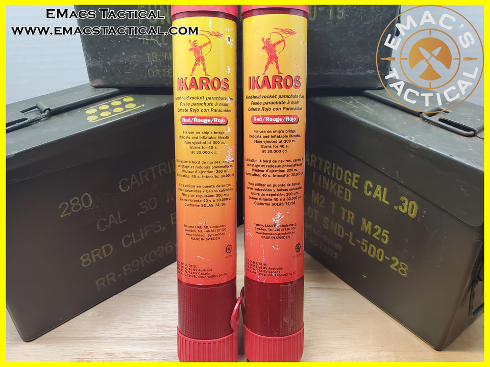 IKAROS Red Parachute Rocket *Emergency Parachute Flare* - EMac's ...