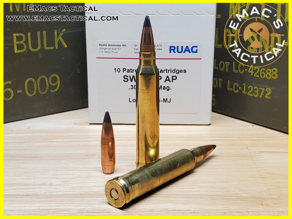 300 Win Mag AP8 | Armor Piercing Swiss P. AP. [Single Round] - EMac's ...