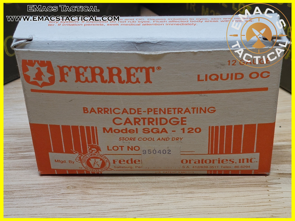 Ferret 12g Liquid OC Barricade-Penetrating Cartridge SGA-120 - EMac's ...