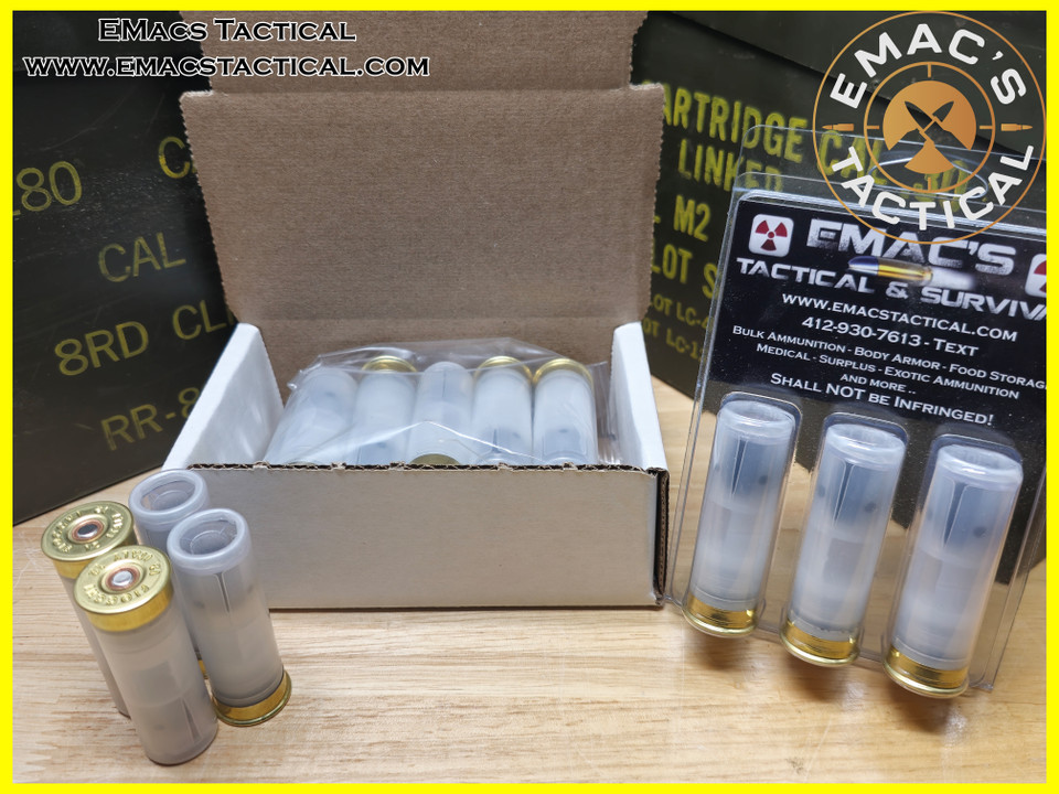 12 Gauge Rubber Ball Less Lethal Shotgun Shells - 10x Pack - EMac's ...