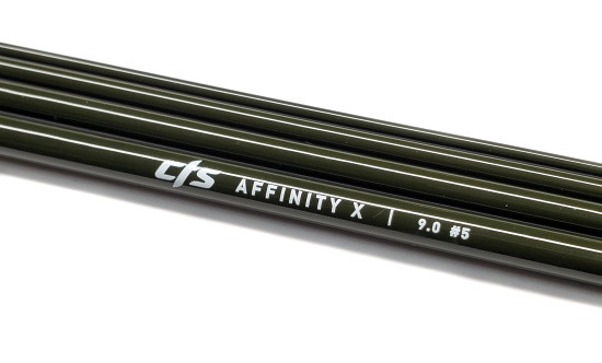 CTS "Dark Urban Pearl" Affinity X' Carbon Fiber Graphite Fly Rod Blanks ...