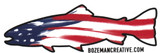 US Fish Flag Sticker - Custom Fly Rod Crafters