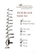 TiBlack Single Foot Guide Set - Custom Fly Rod Crafters