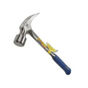 Framing Hammer with Smooth Face & Shock Reduction Grip (24 oz) - Fisher ...