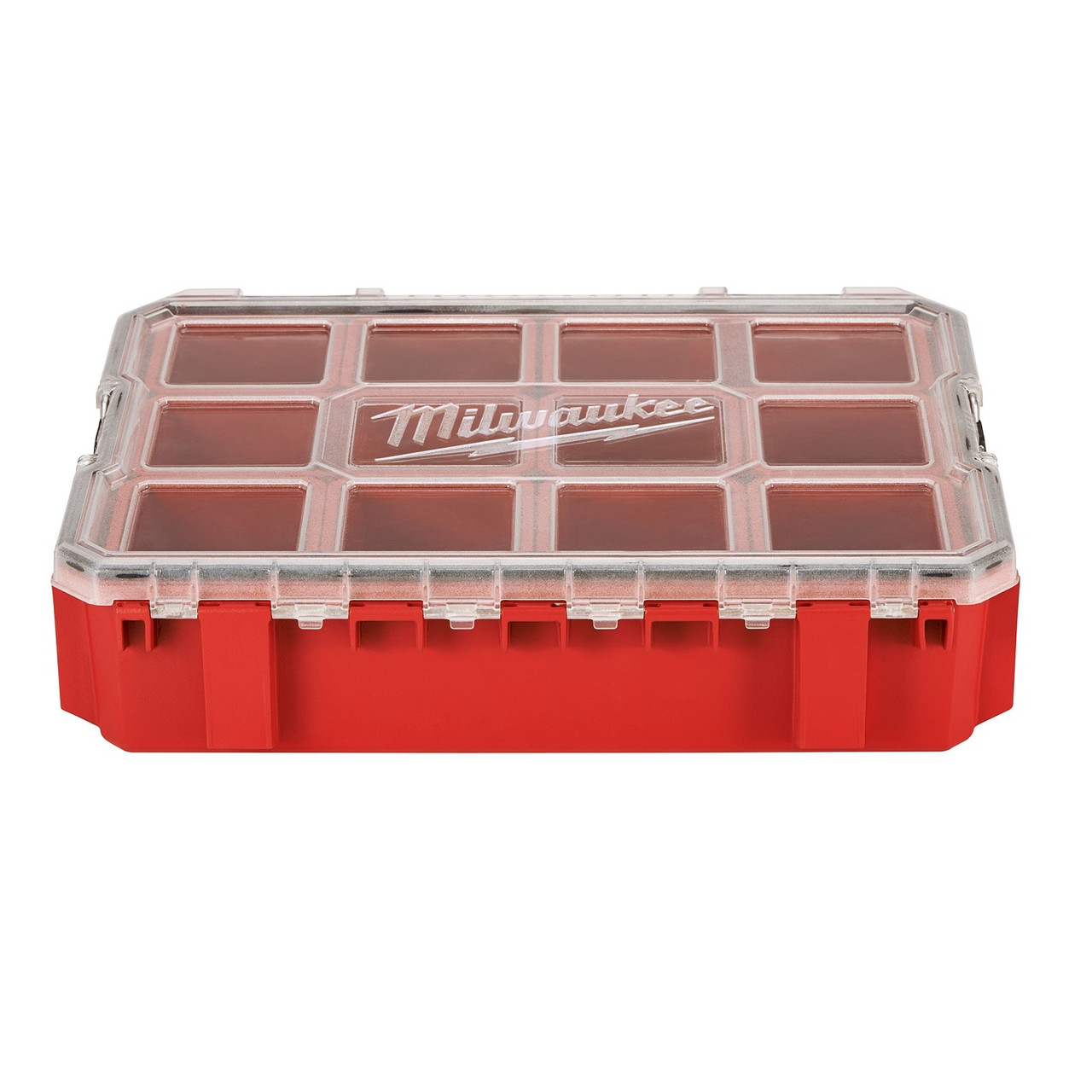 Red Deep Pro Small Parts Organizer 10-Compartment - Fisher's Tools ...