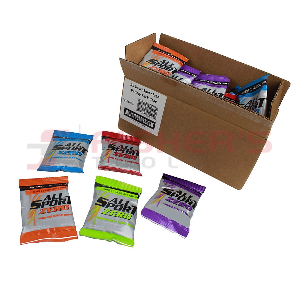 Zero Powder Mix Variety Pack for 2.5 Gallons (30 Count) - Fisher's ...