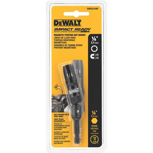Magnetic Nut Driver 1/4" x 2-9/16" Mag Impact - Fisher's Tools & Handles