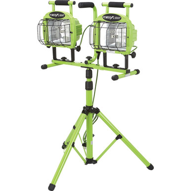 Luma-Site Dual Halogen Work Light - 500W - Fisher's Tools & Handles