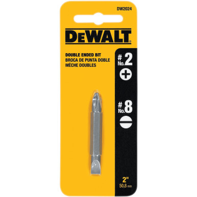 #2 and #8 Slotted Double-Ended Bit - Fisher's Tools & Handles