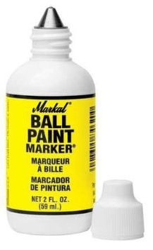Ball Paint Marker 2oz (white) - Fisher's Tools & Handles