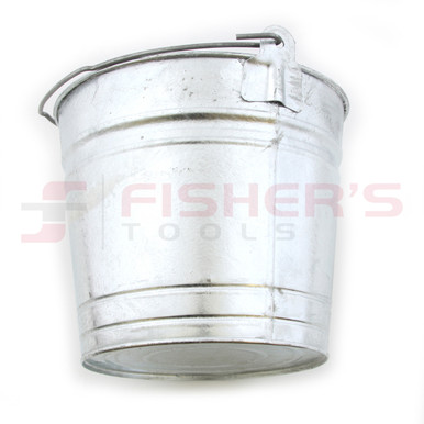 Galvanized Pail 8 Quarts - Fisher's Tools & Handles