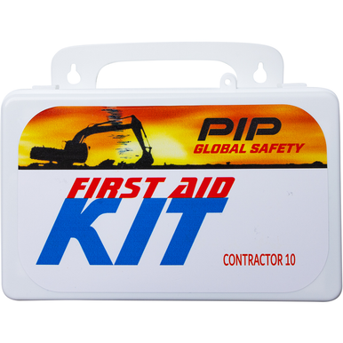 Contractor First Aid Kit - 10 Person, White, KIT - 299-13285 - Fisher's ...
