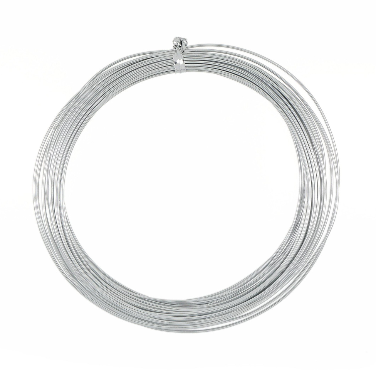 Aluminum 18 Gauge Silver Wire 39 Feet