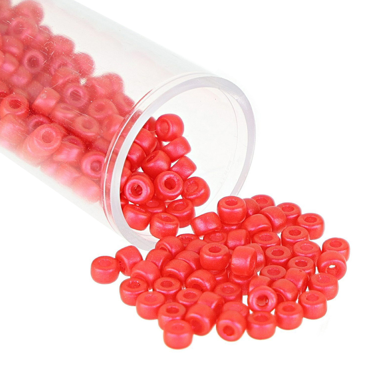 Matubo™ 8/0 Seed Beads Watermelon Red