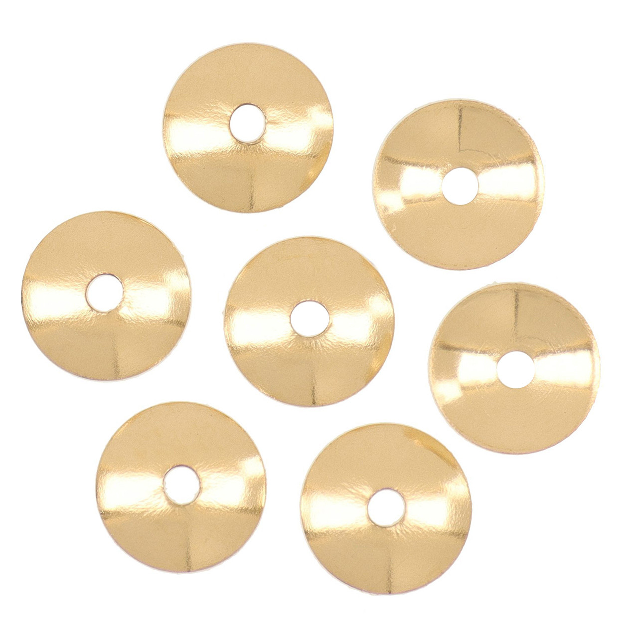 14K Gold Filled Round Bead Cap 3mm 40-50Pcs