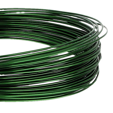 Aluminum 18 Gauge Kelly Green Color Wire 39 Feet