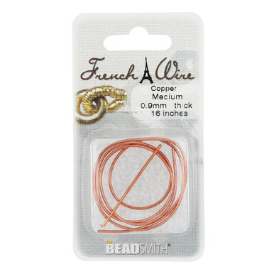 Medium French Wire In Copper Color 0.9 mm