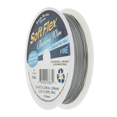 30 FT Soft Flex® 40 LB / .61mm - Satin Silver