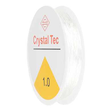 Crystal Tec Stretchy Clear Elastic Bead Cord 1.0MM - 14 FT