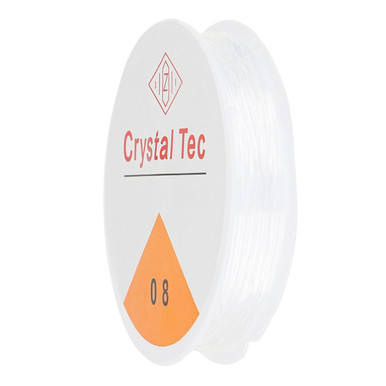 Crystal Tec Stretchy Clear Elastic Bead Cord 0.8MM - 20FT