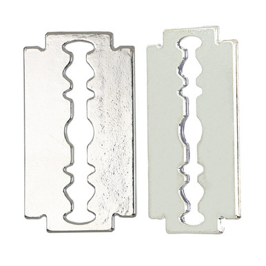 Stainless Steel Fake Razor Blade Pendant - 1 Pc