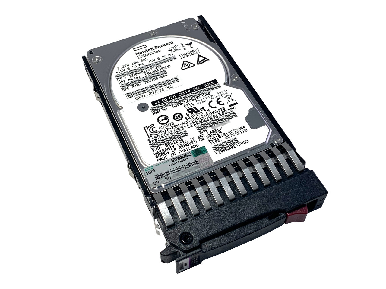 J9F48A HPE 1.2TB 12G 10K SAS 2.5” MSA Hard Drive