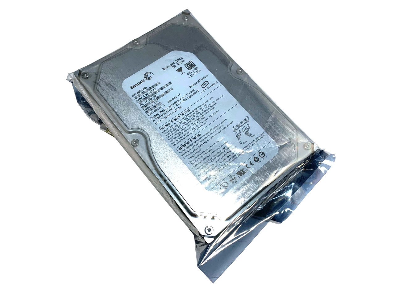 ST3250823AS SeaGate 250GB 7200 RPM 3.5" SATA Hard Drive
