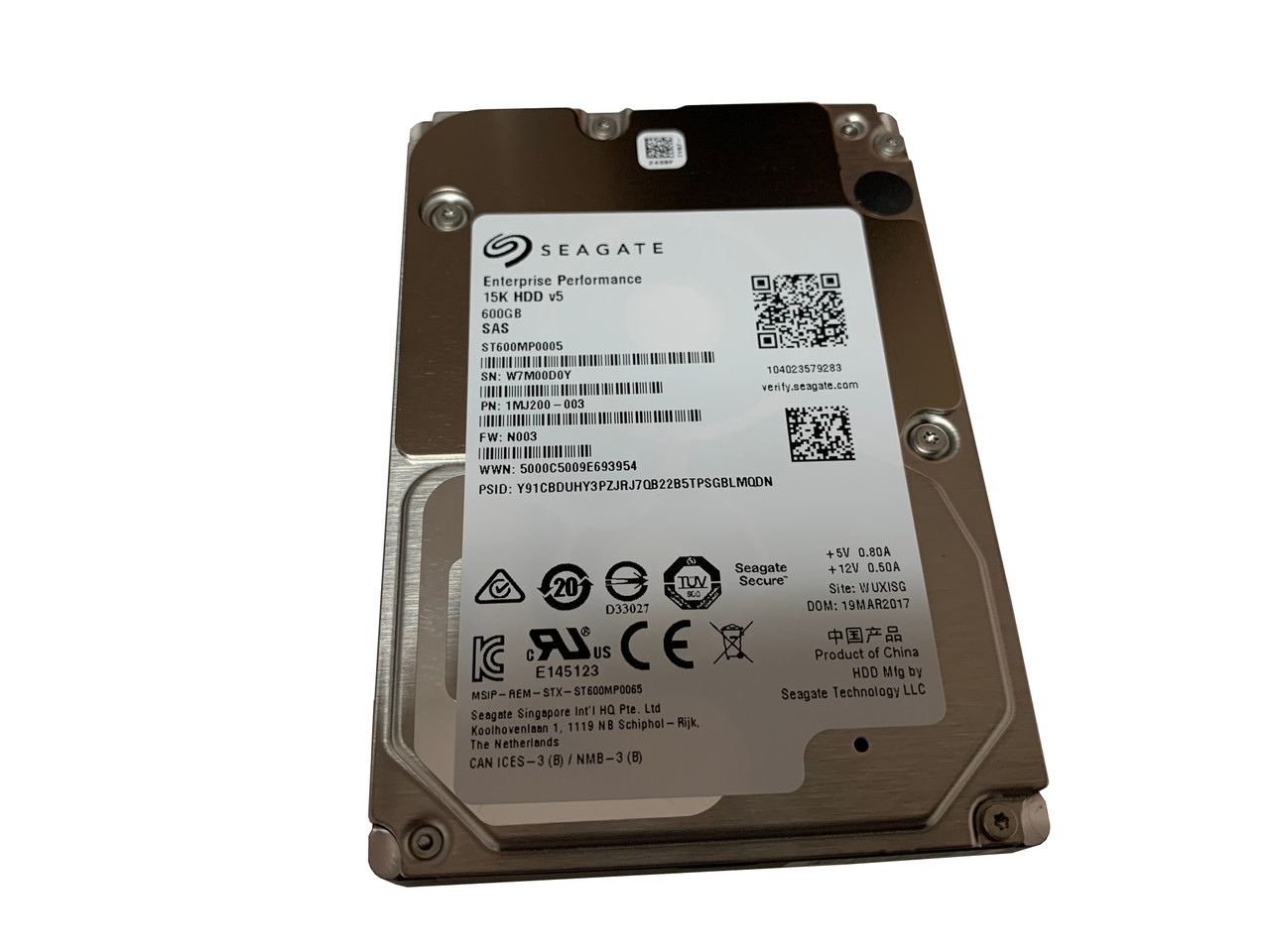 ST600MP0005 SEAGATE 600GB 15K 2.5INCH SAS 12G Hard Drive