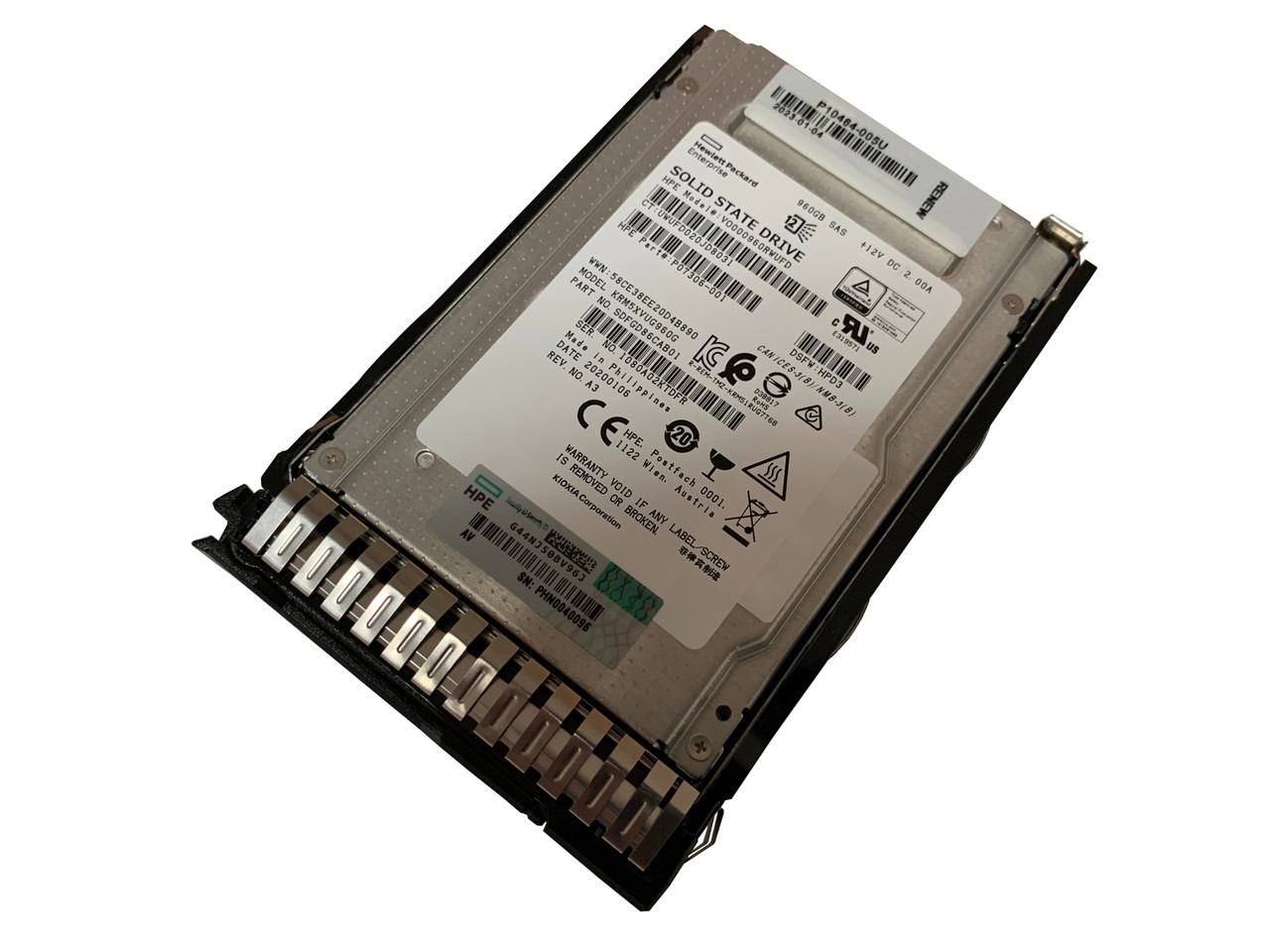P10448-B21 HPE 960GB SAS 12G MU 2.5 SC SFF Solid State Drive