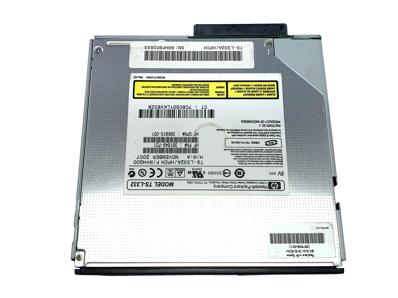 397928-001 HP Proliant Slim Line 8X DVD-Drive DL360/DL380
