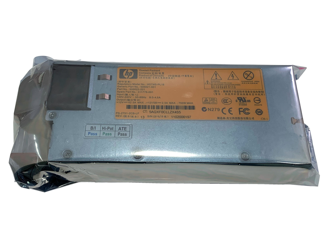 511778-001 HP 750W AC CS Gold HE Power Supply