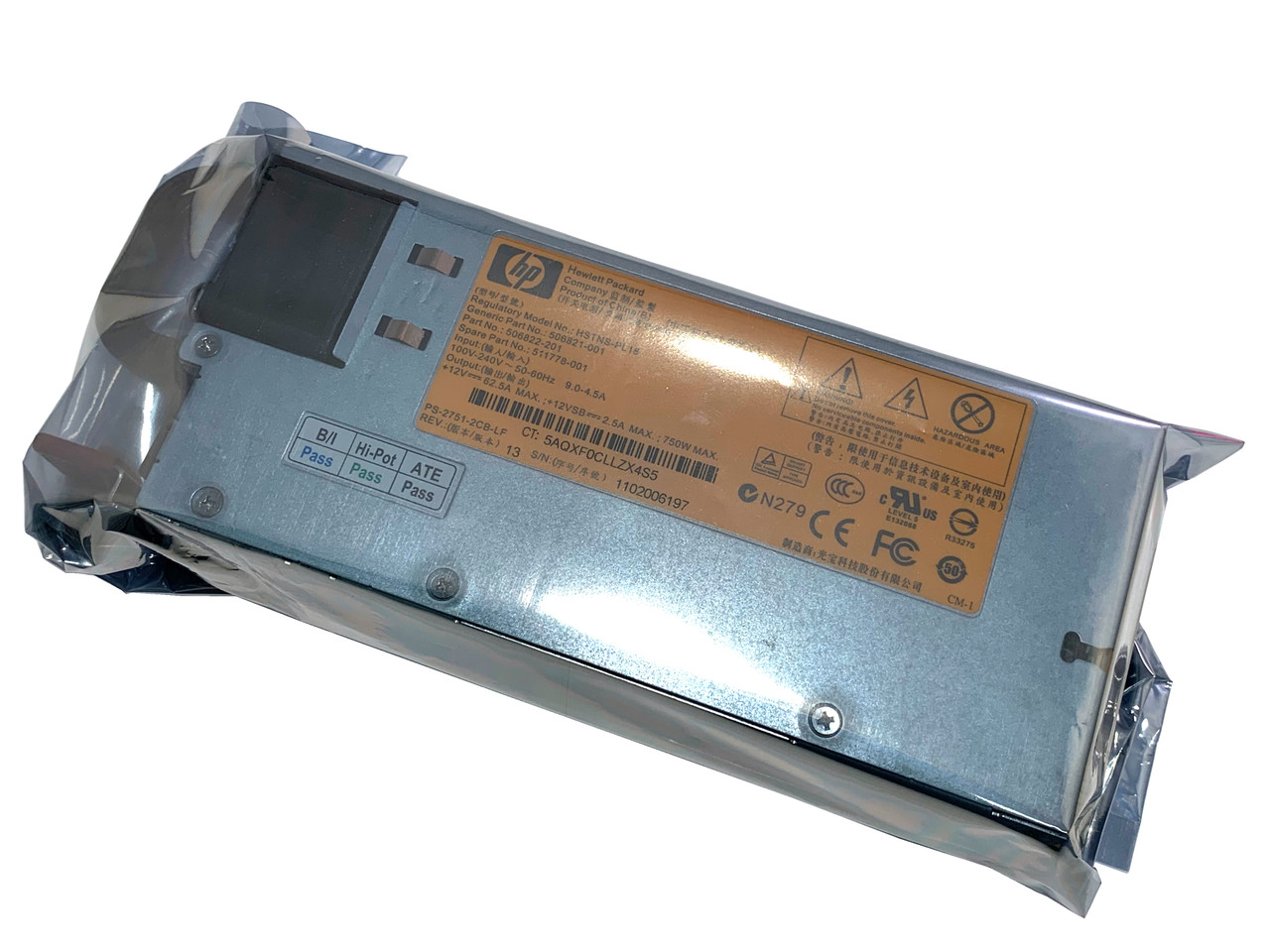 511778-001 HP 750W AC CS Gold HE Power Supply