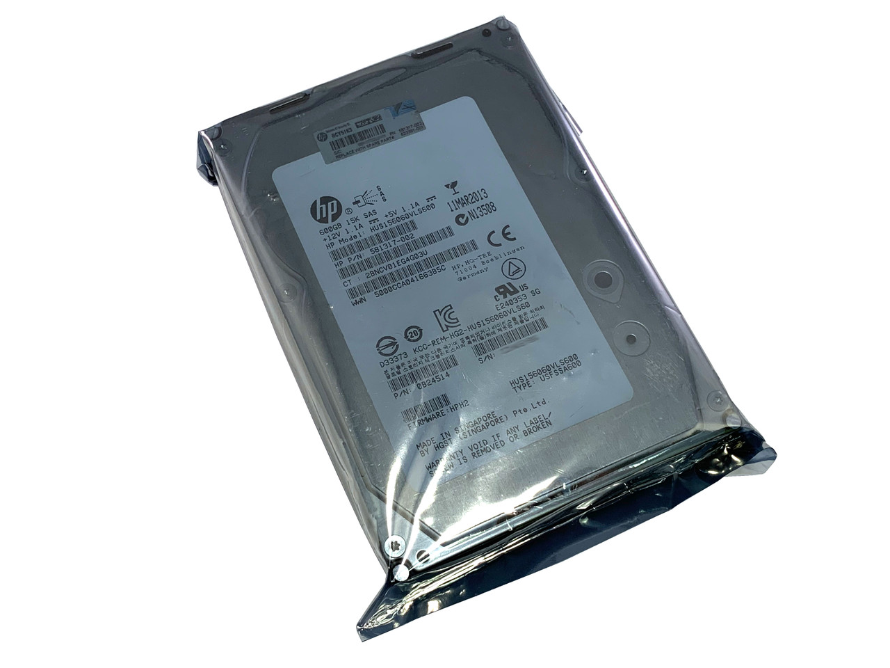 517355-001 HP 600GB 6G 15K SAS 3.5” NHP Dual Port Hard Drive