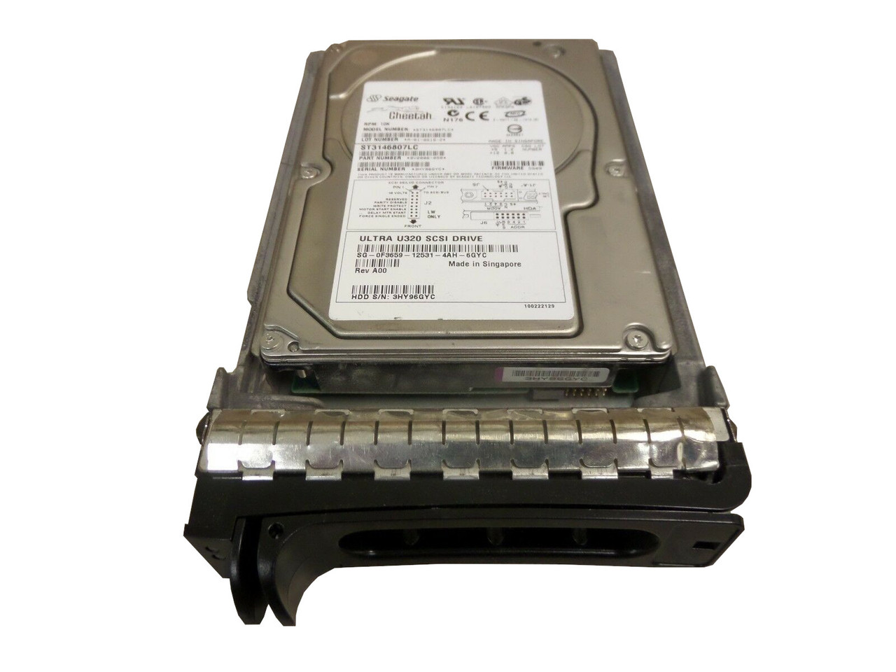 F3659 Dell 146GB 10K SCSI Ultra 320 3.5” Hard Drive