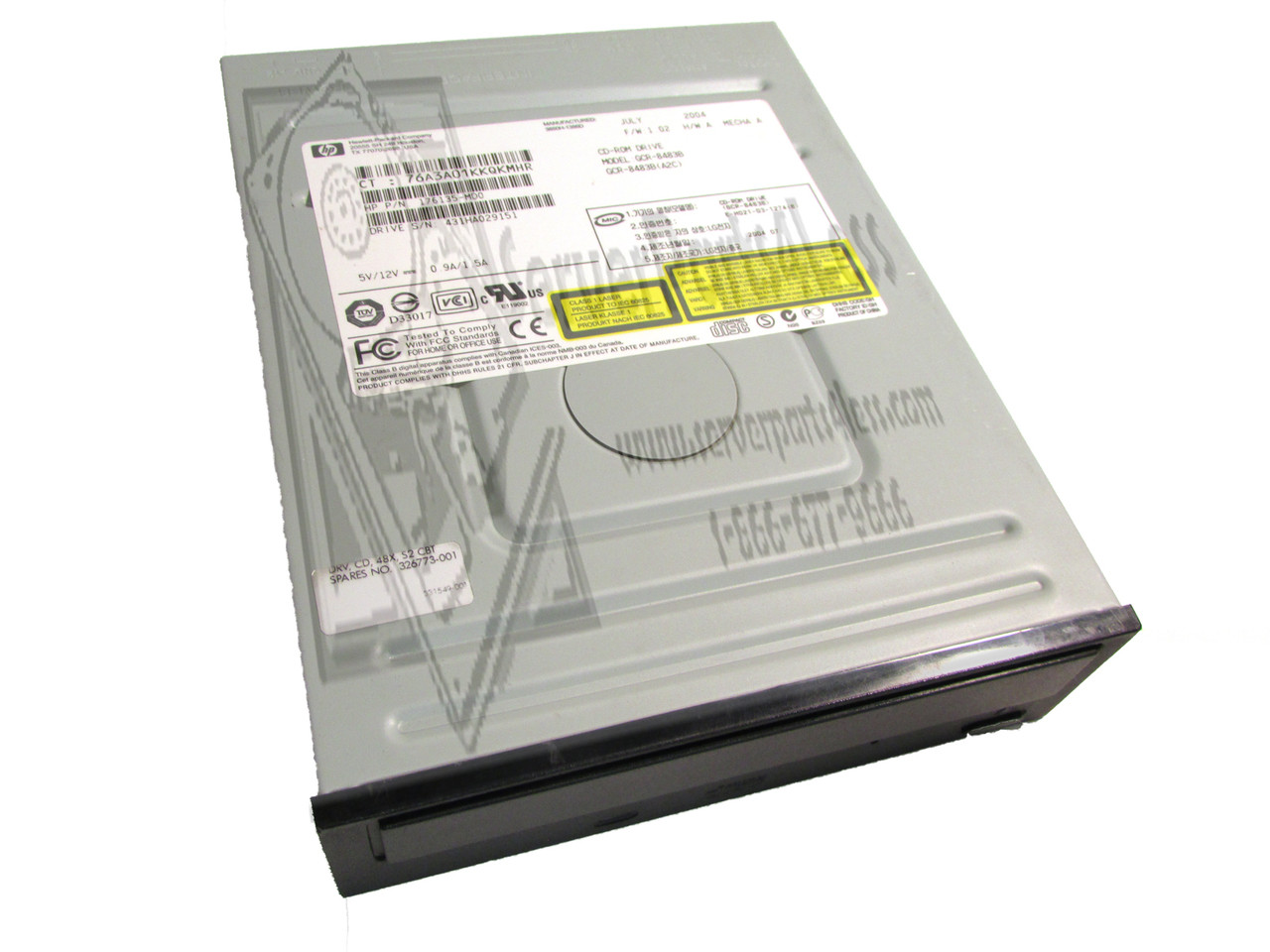 326773-001 HP CD-Rom Drive 48X IDE 5.25 Carbon