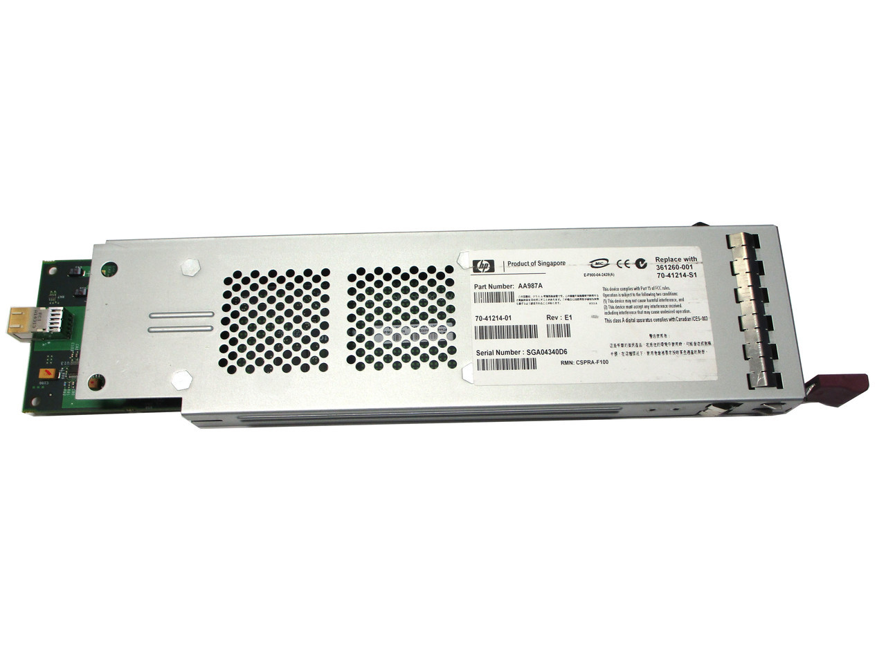 361260-001 HP MSA 1500 Fibre Channel IO Module