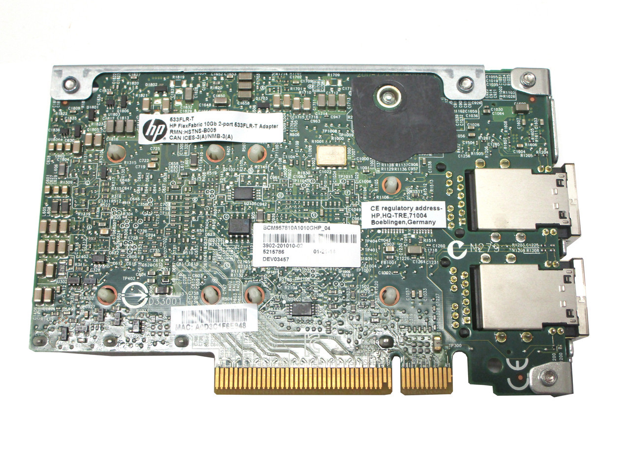 700759-B21 HPE FlexFabric 10GB 2-Port 533FLR-T Adapter