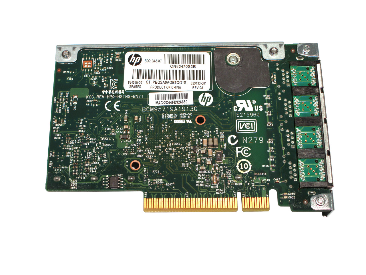 789897-001 HP Ethernet 1GB 4-Port 331FLR Network Adapter